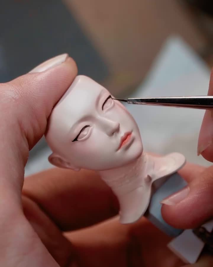 Painting hyper-realistic anime eyes Morgan le Fay (FGO) #short