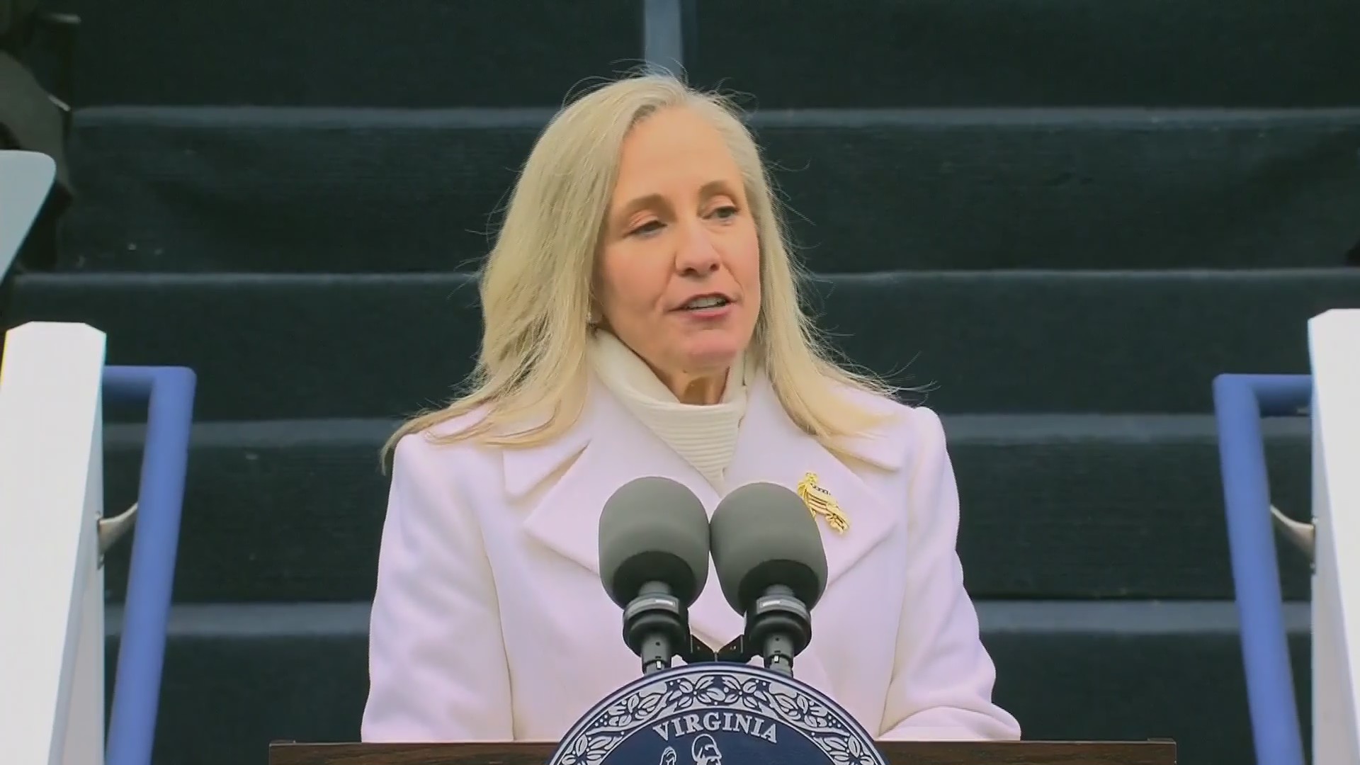 Abigail Spanberger begins her inaugural address