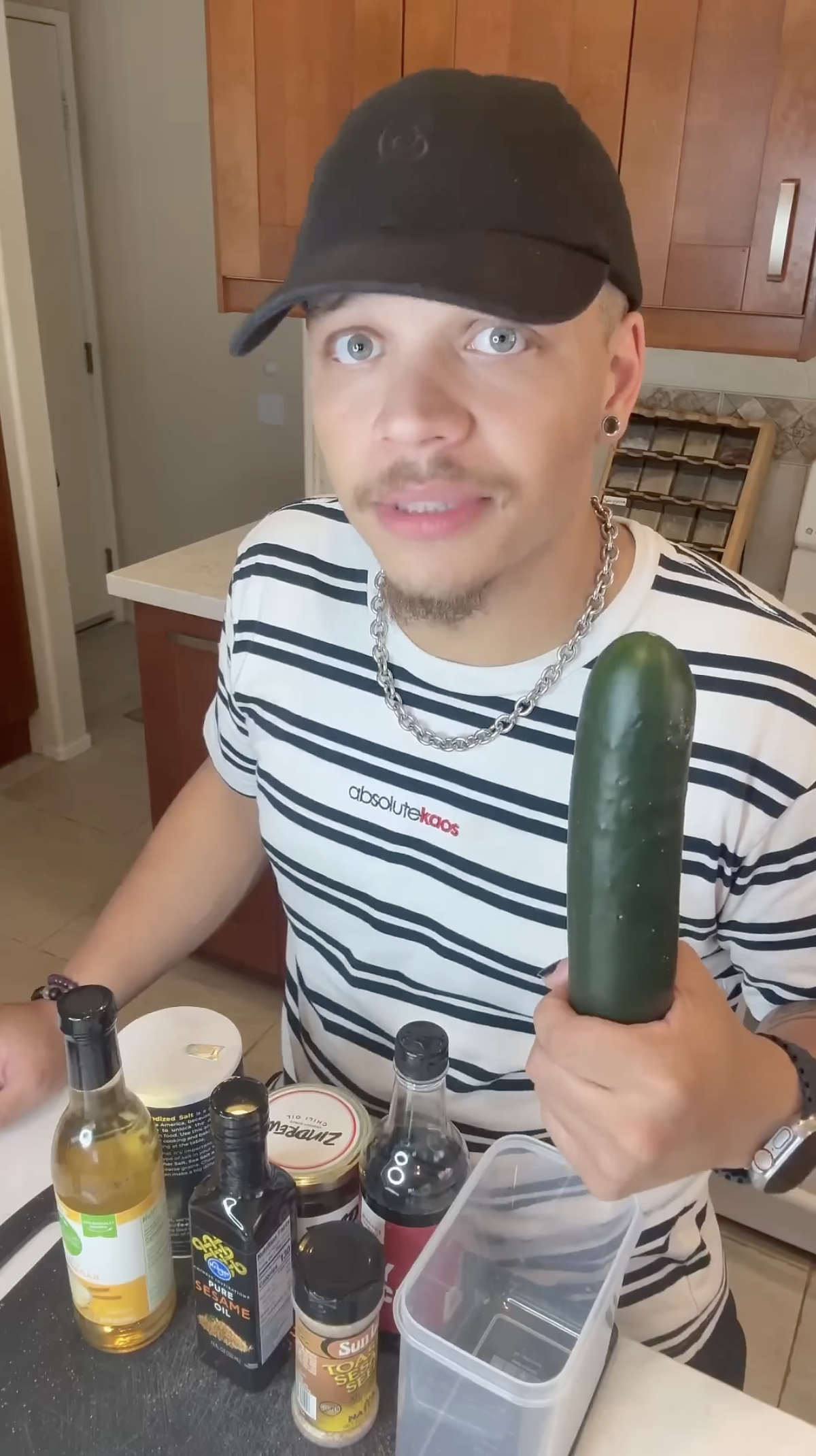 Spicy cucumber salad 🥒🔥