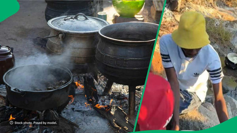 Villagers Dishing Up Pap in Viral TikTok Draws Mixed Reactions