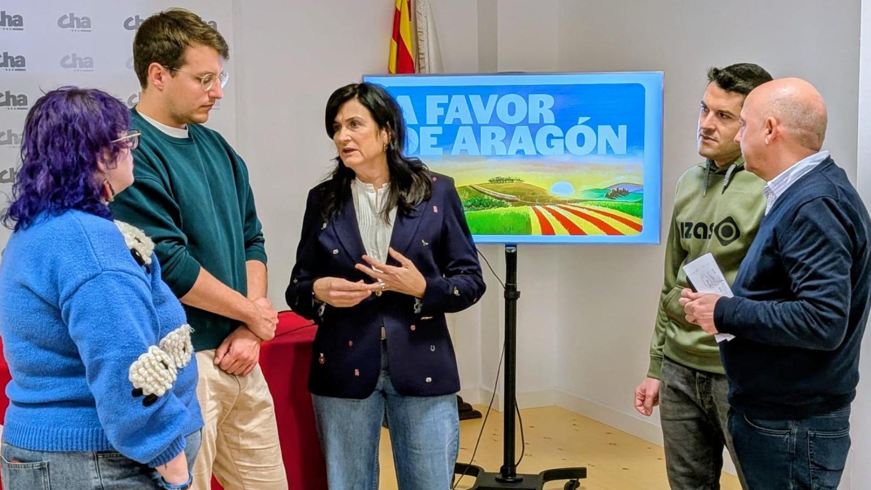 'A favor de Aragón', el lema de CHA para las elecciones del 8-F ...