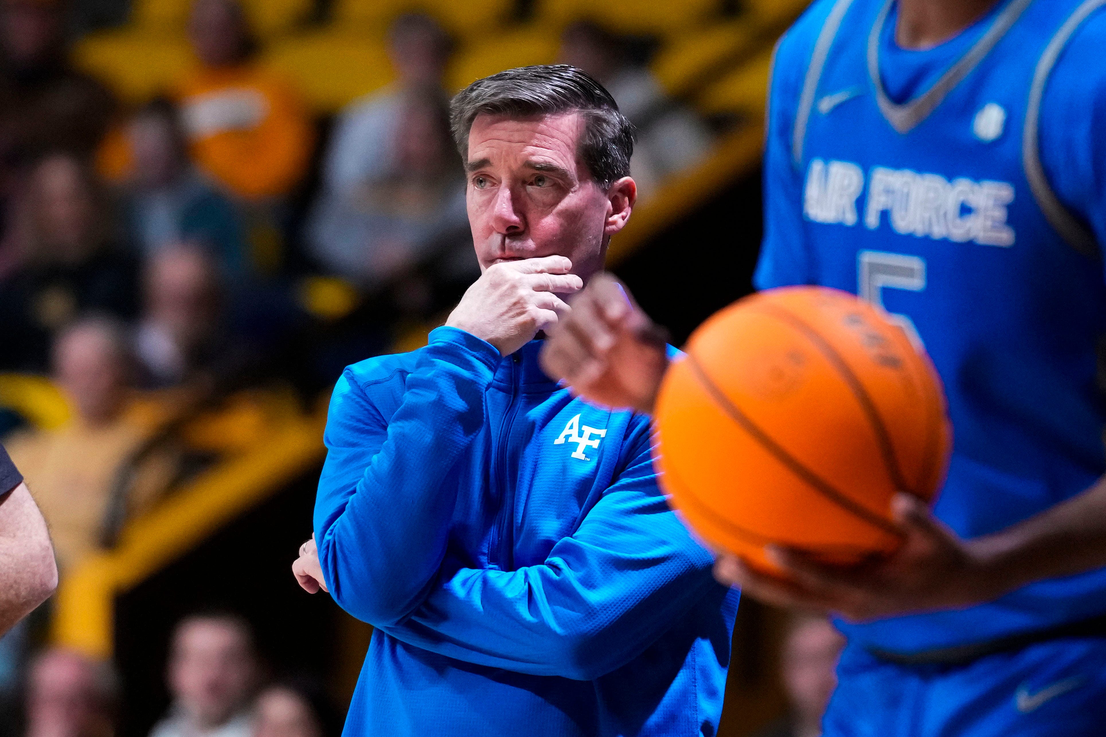 Air Force men's basketball coach Joe Scott suspended indefinitely