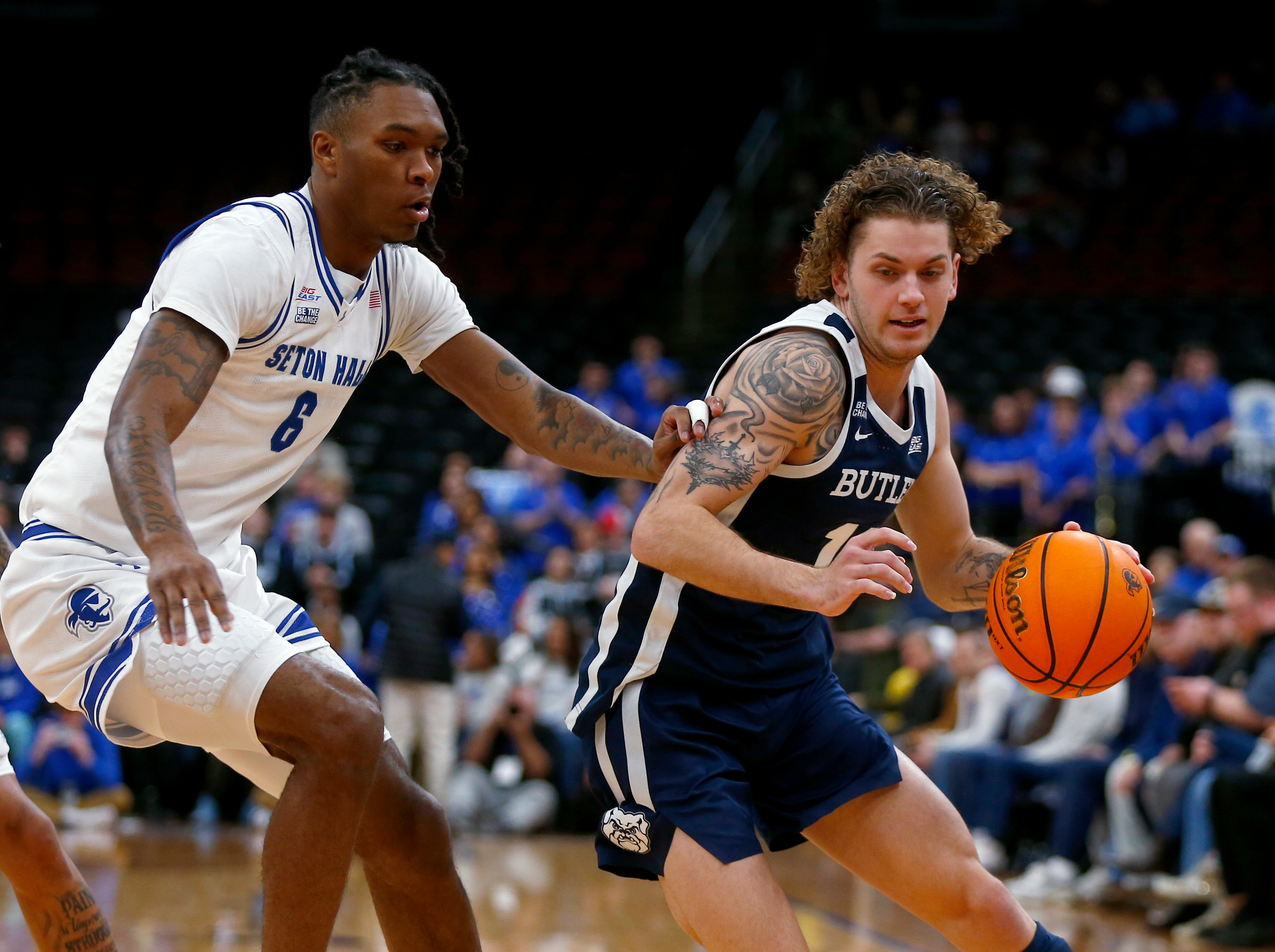 Finley Bizjack scores 25 points to lead Butler over No. 25 Seton Hall 77-66