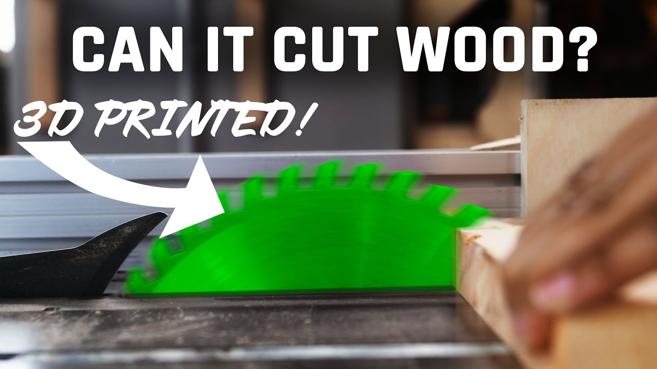 I tested 3D printed saw blades on wood!🪵