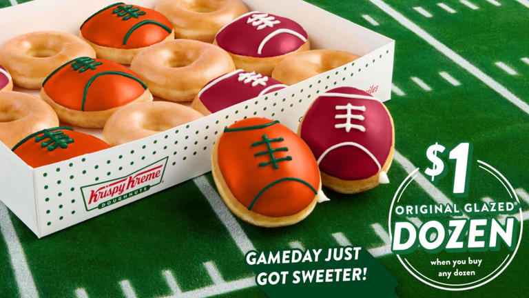 Score a $1 dozen: Krispy Kreme celebrates College Football National ...