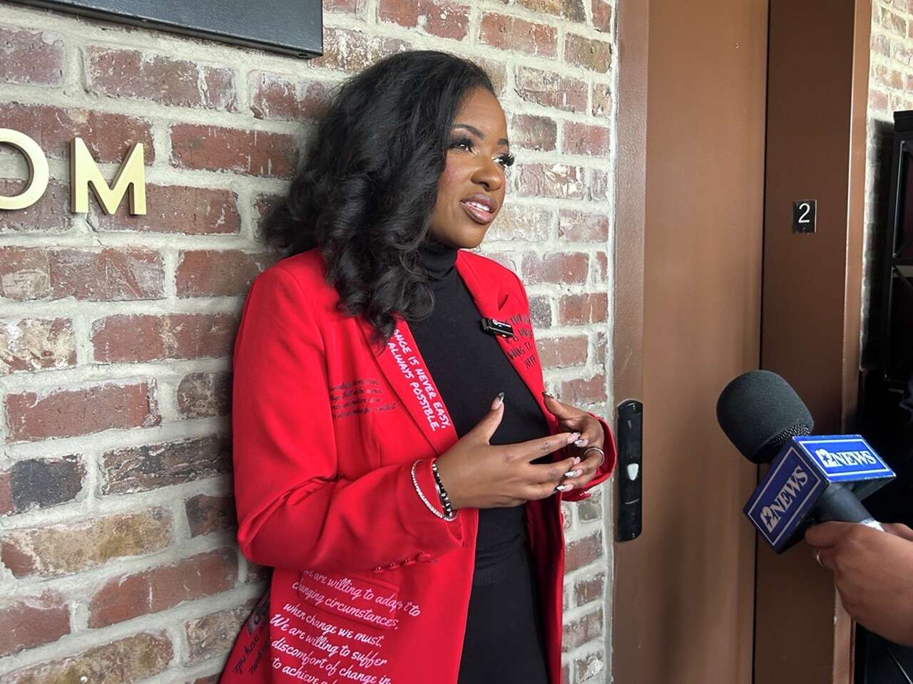 Jasmine Crockett brings US Senate campaign to Beaumont