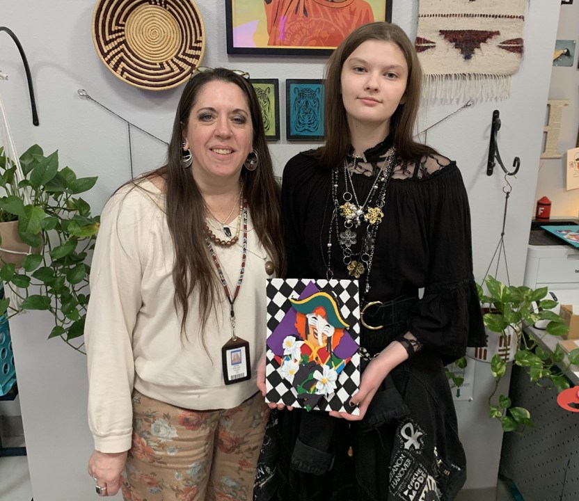 Temple HS student’s artwork selected for TAEA Youth Art Month exhibition