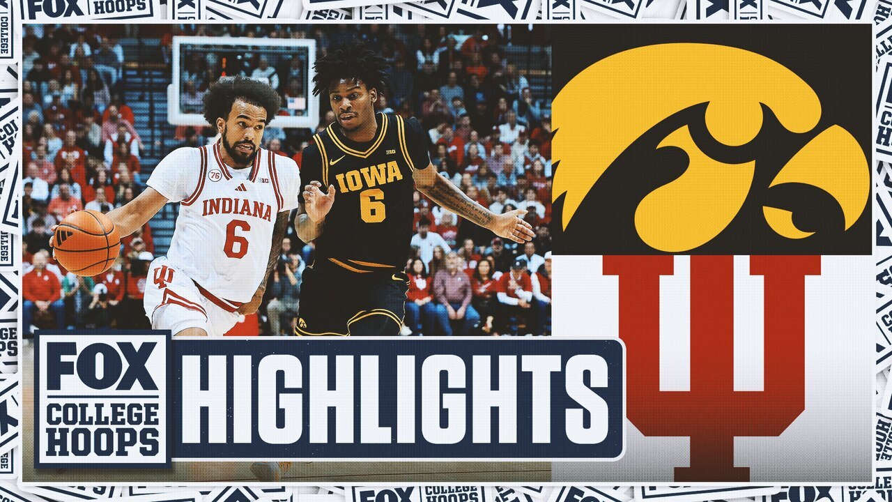 Iowa Hawkeyes vs. Indiana Hoosiers highlights 🏀 FOX College Hoops