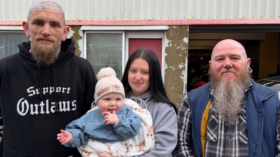 'Literal lifesavers' rescue nine-month-old baby locked in burning car