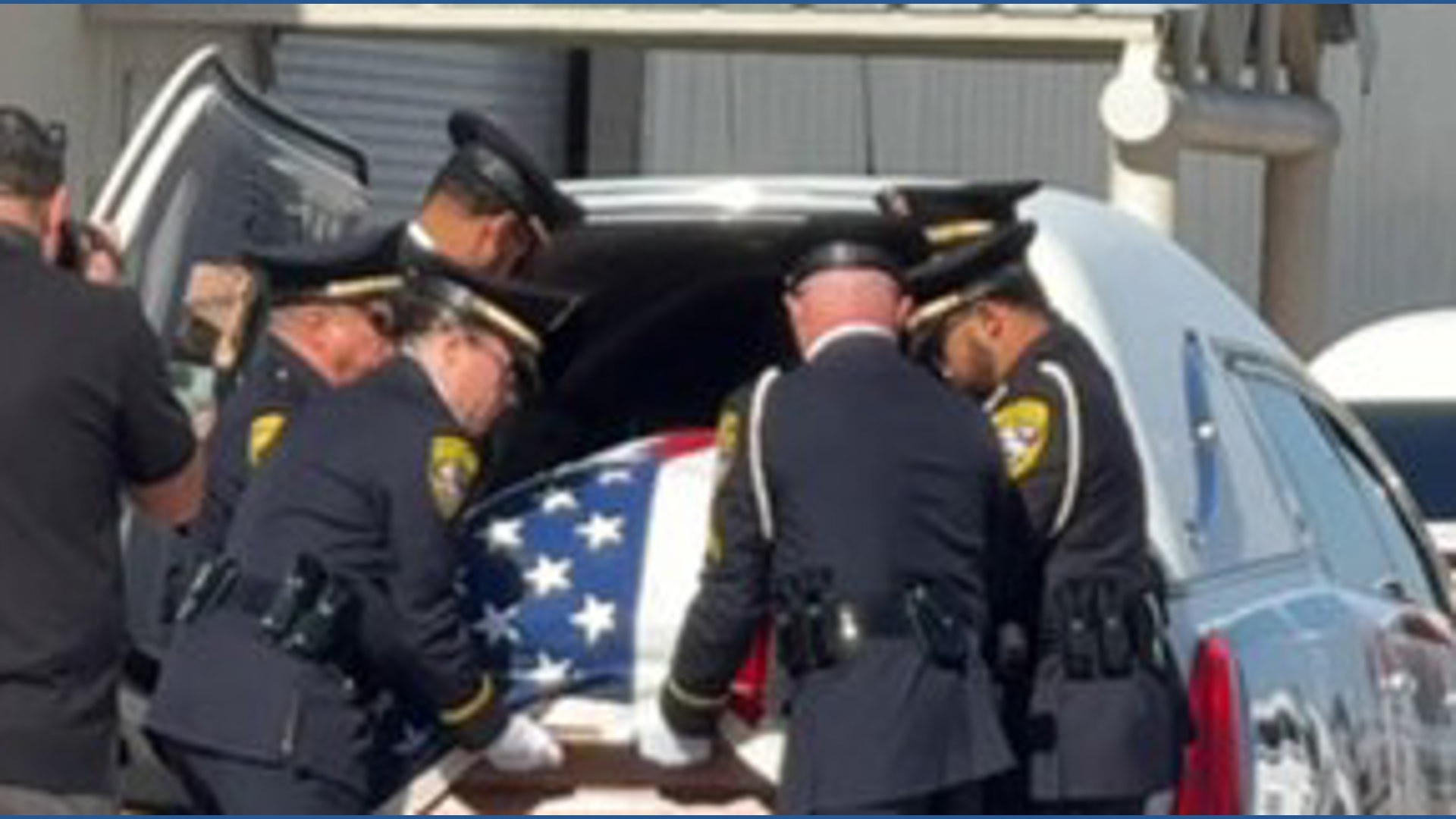 Fallen officer Elijah Garretson receives honors and procession