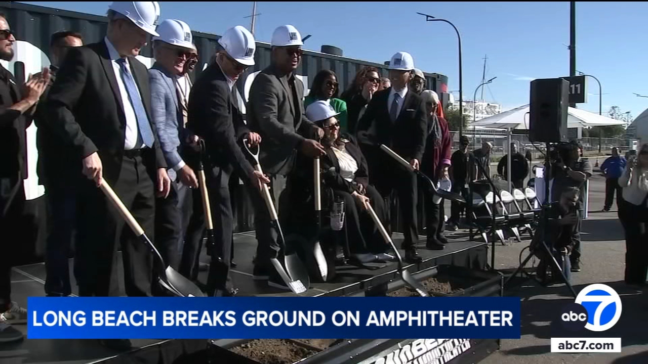 Long Beach breaks ground on waterfront amphitheater to be built near ...