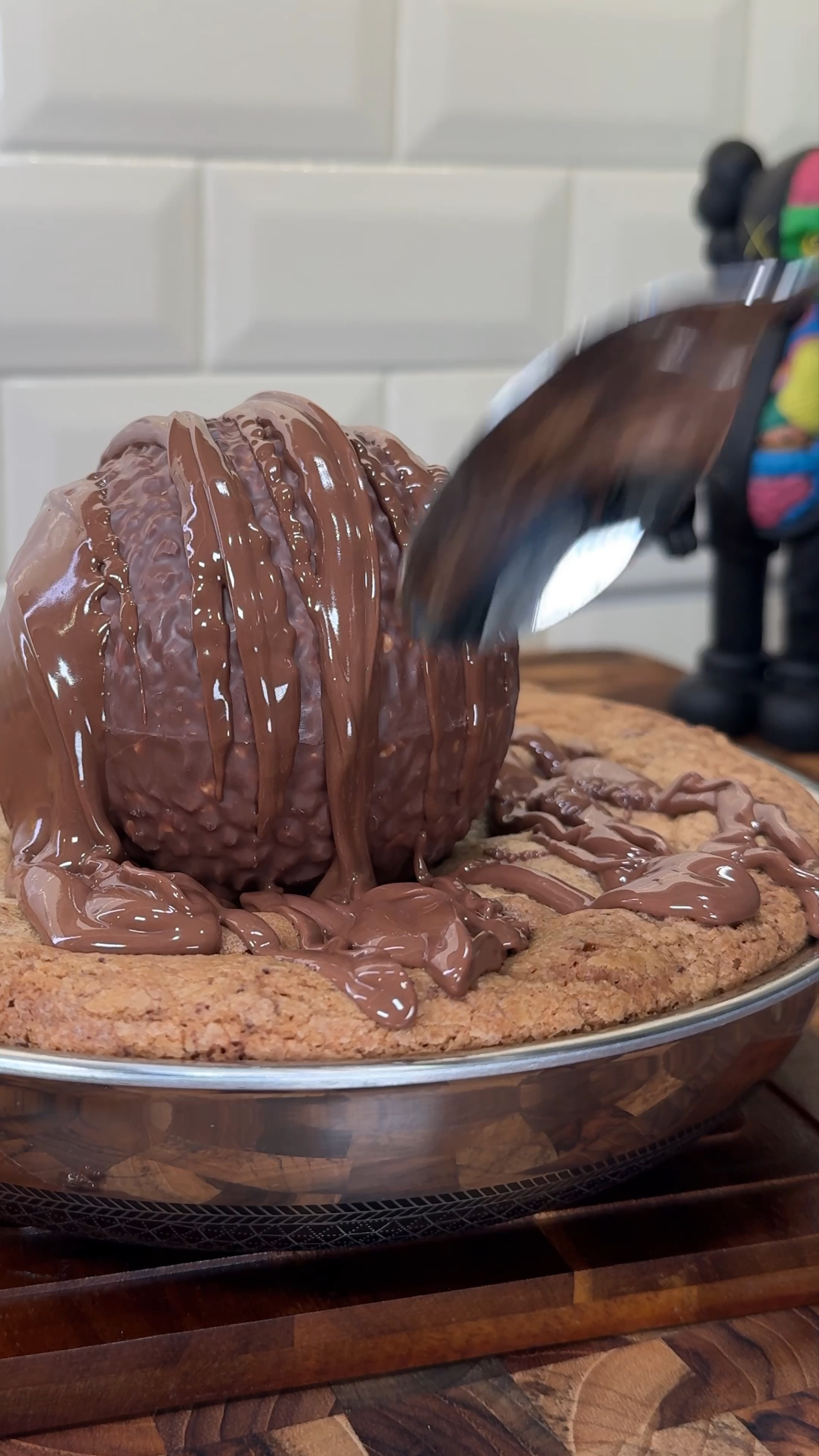 Ferrero Rocher cookie pie