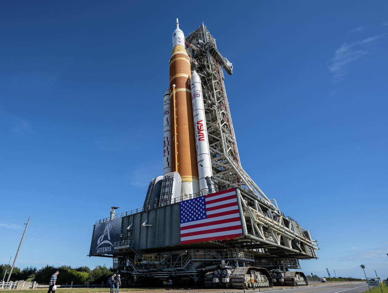 NASA's Artemis II moon rocket reaches launch pad, prepares for first ...