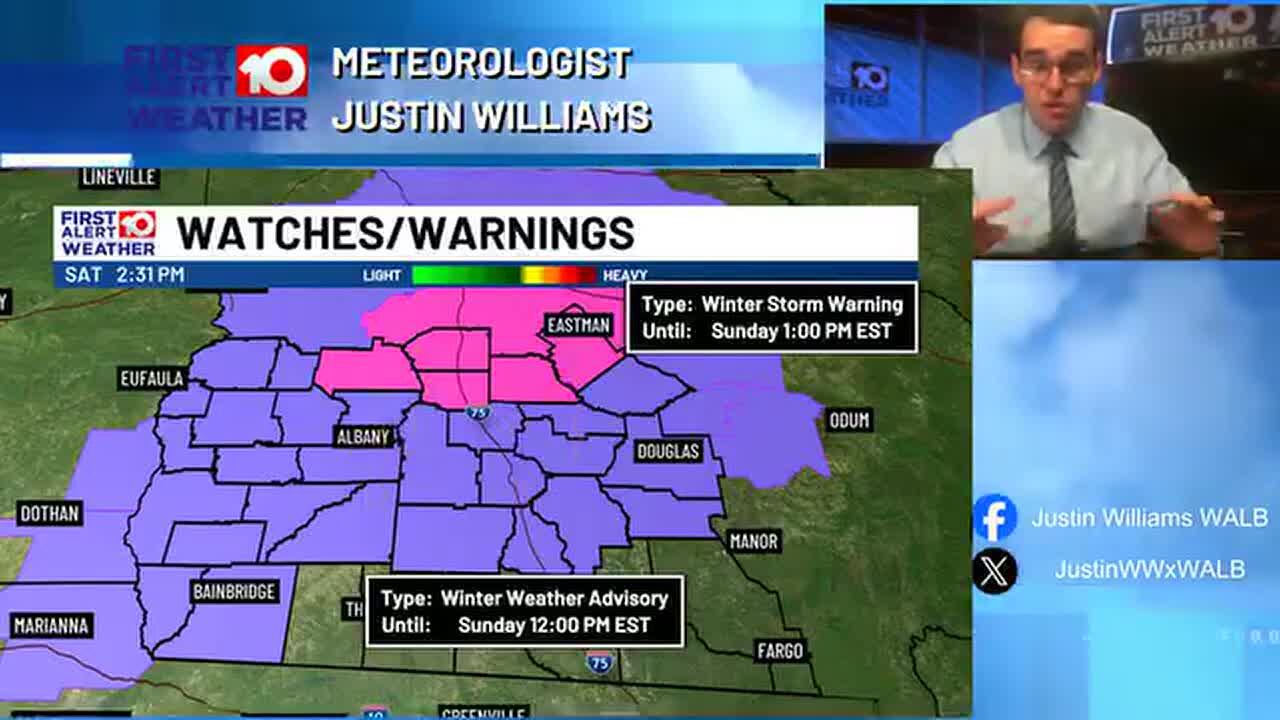 Rain and snow Sunday morning - A FIRST Alert Weather Day