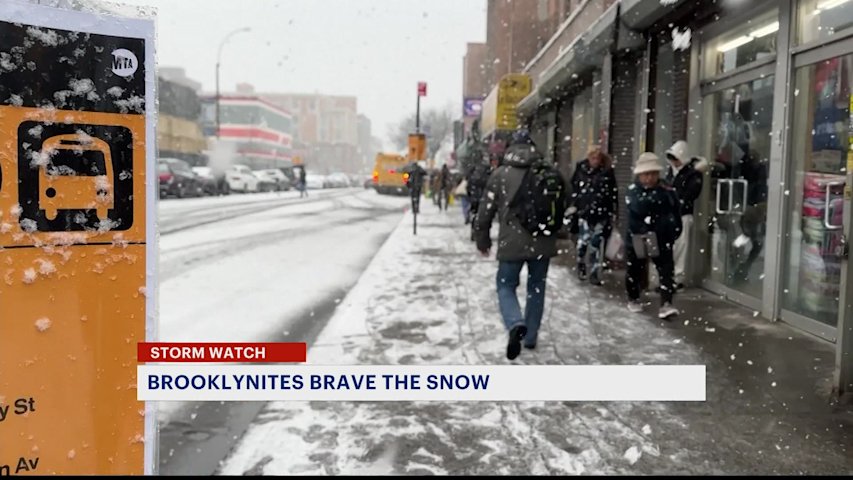 Snowfall a nuisance for Brooklyn commuters; more wintry weather on the way
