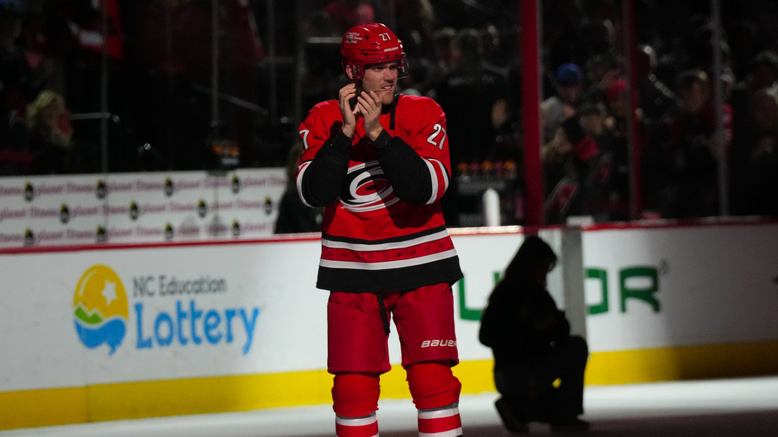 Nikolaj Ehlers’ immediate reaction to 1st hat trick with Hurricanes