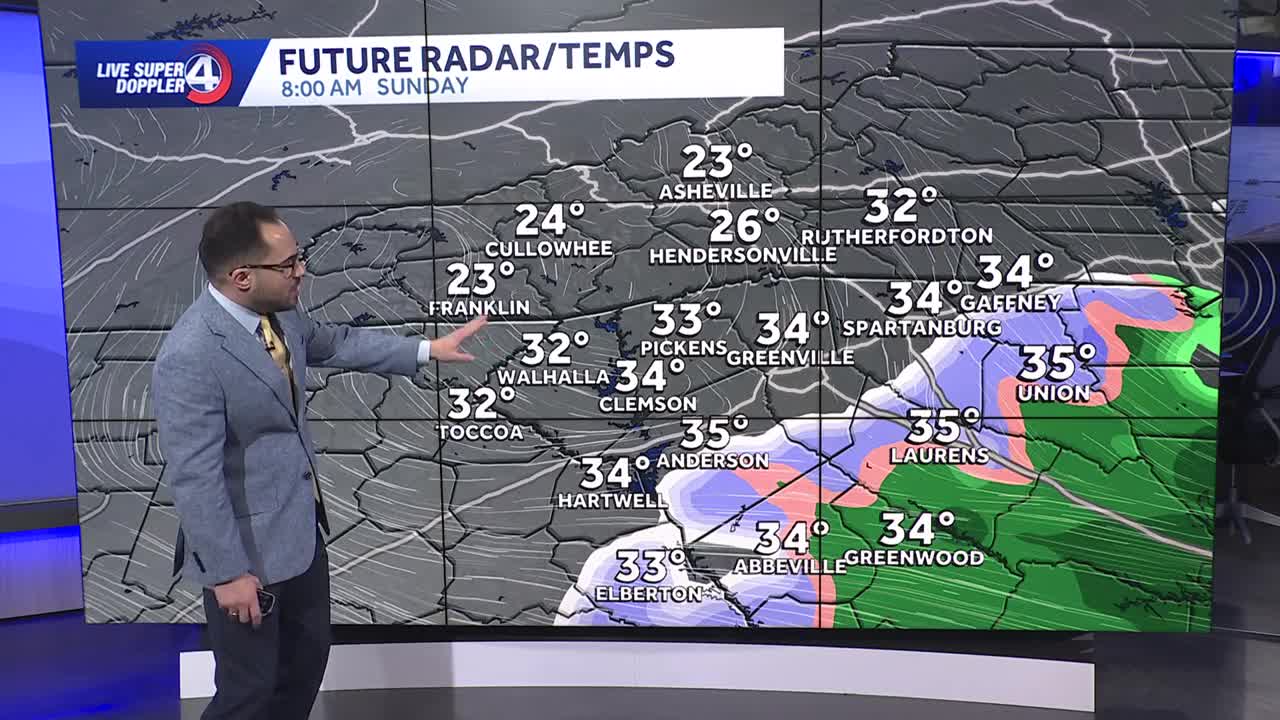 Tracking snow chances
