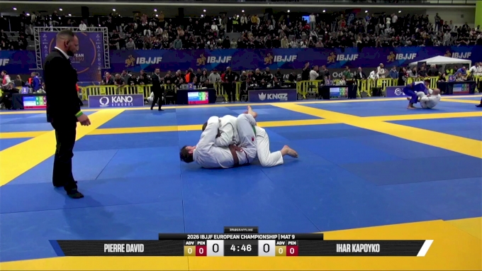 Ihar Kapoyko vs Pierre David 2026 European Jiu-Jitsu IBJJF Championship