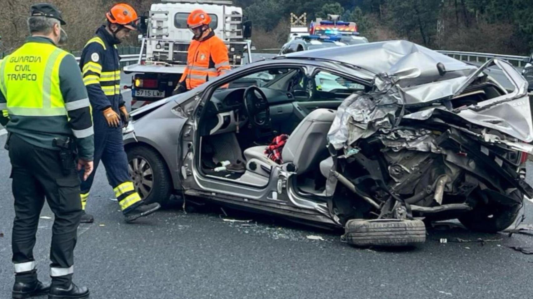 Reabre en Portas (Pontevedra) la AP-9 tras el accidente de un camión ...