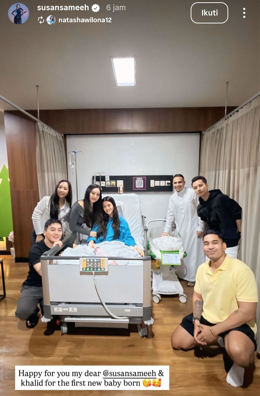 Selamat! Susan Sameh melahirkan anak pertama, ini nama sang buah hati