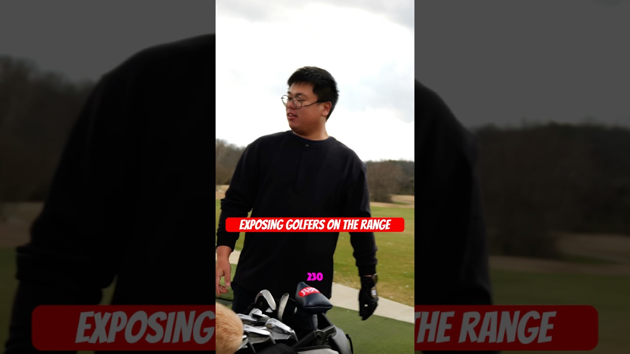 I exposed the truth about golfers on the range
