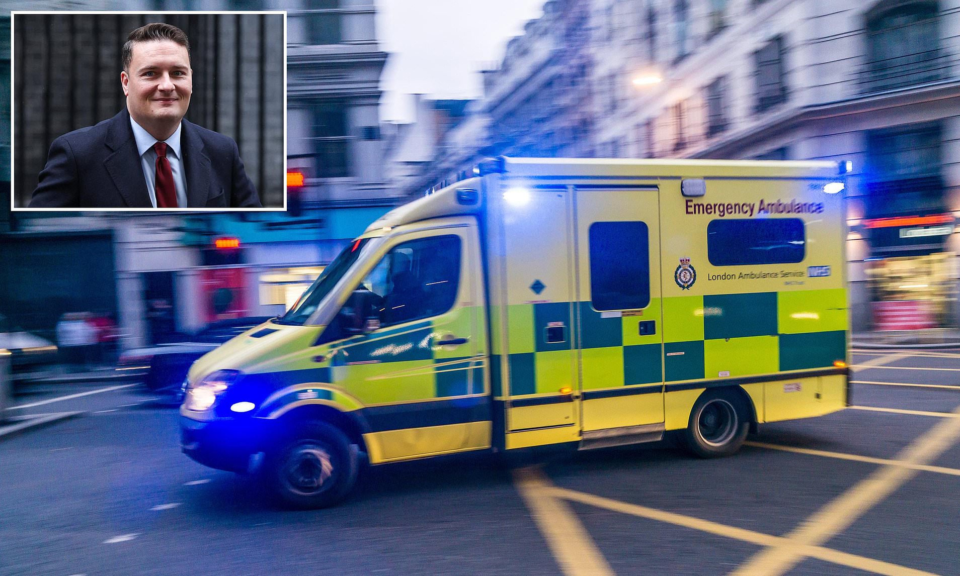 Streeting hails improvement in NHS ambulance response times - but ...