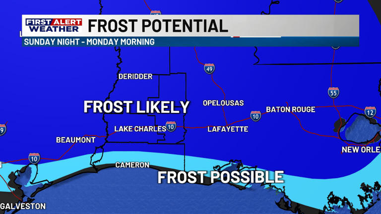 First alert forecast: Winter chill is back with a couple light freezes ...