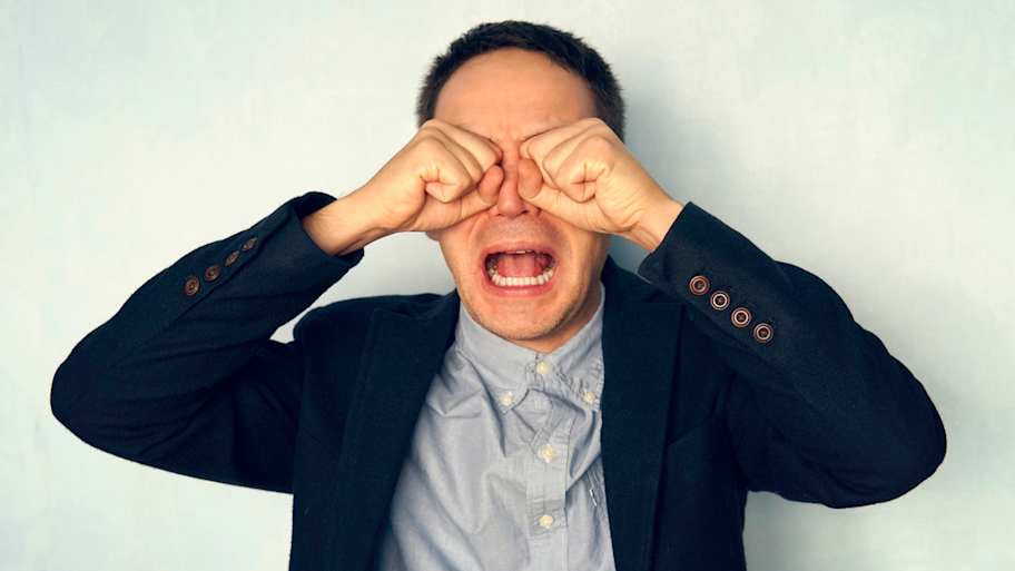 Why do people rub their eyes when they're tired?