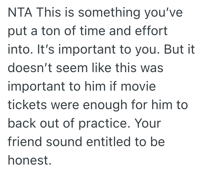 Rock band member offers to let a new friend perform with her on stage ...