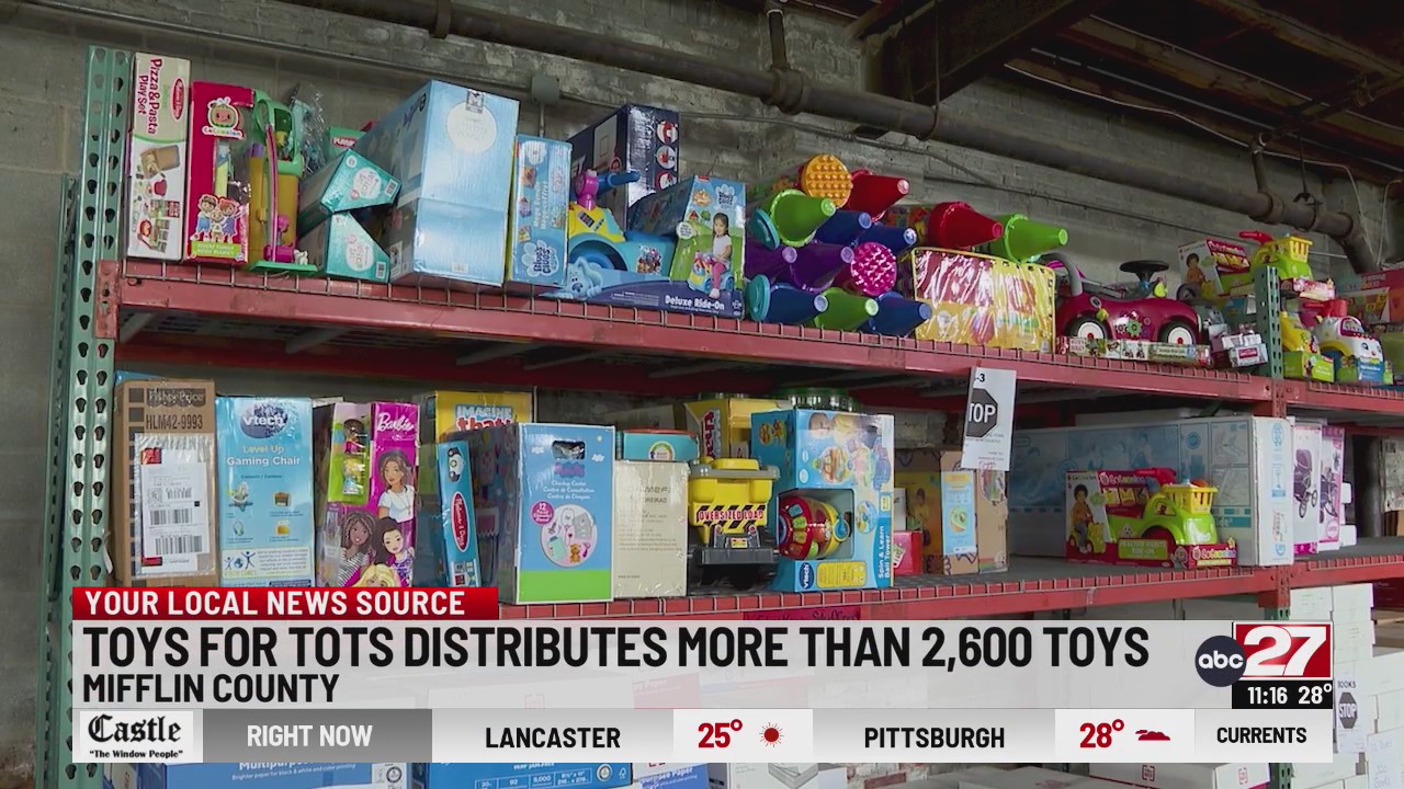 Toys for Tots distributes more than 2,600 toys in Mifflin Co.