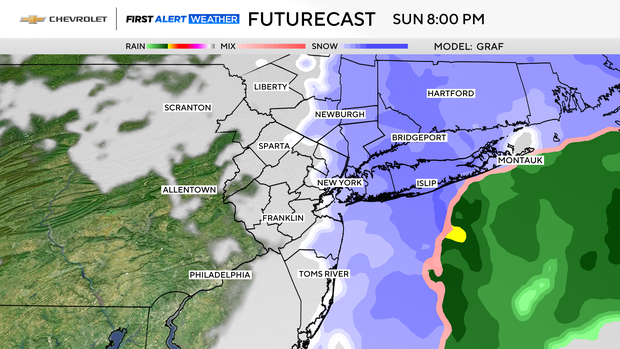 Snow returns to NYC area today. Here's how much snow to expect and when.