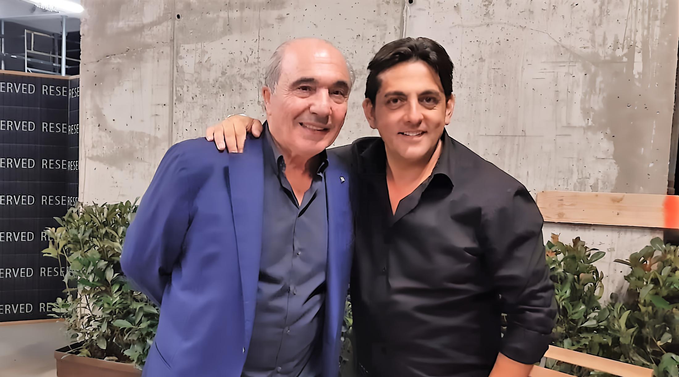 L’abbraccio a Commisso: "Un grande imprenditore. Un vero esempio per tutti"