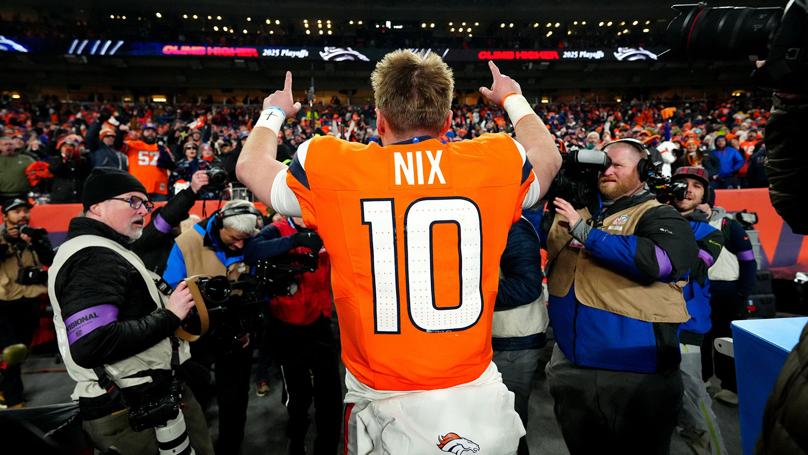 Broncos QB Bo Nix joins Tim Tebow in Denver history with playoff win ...