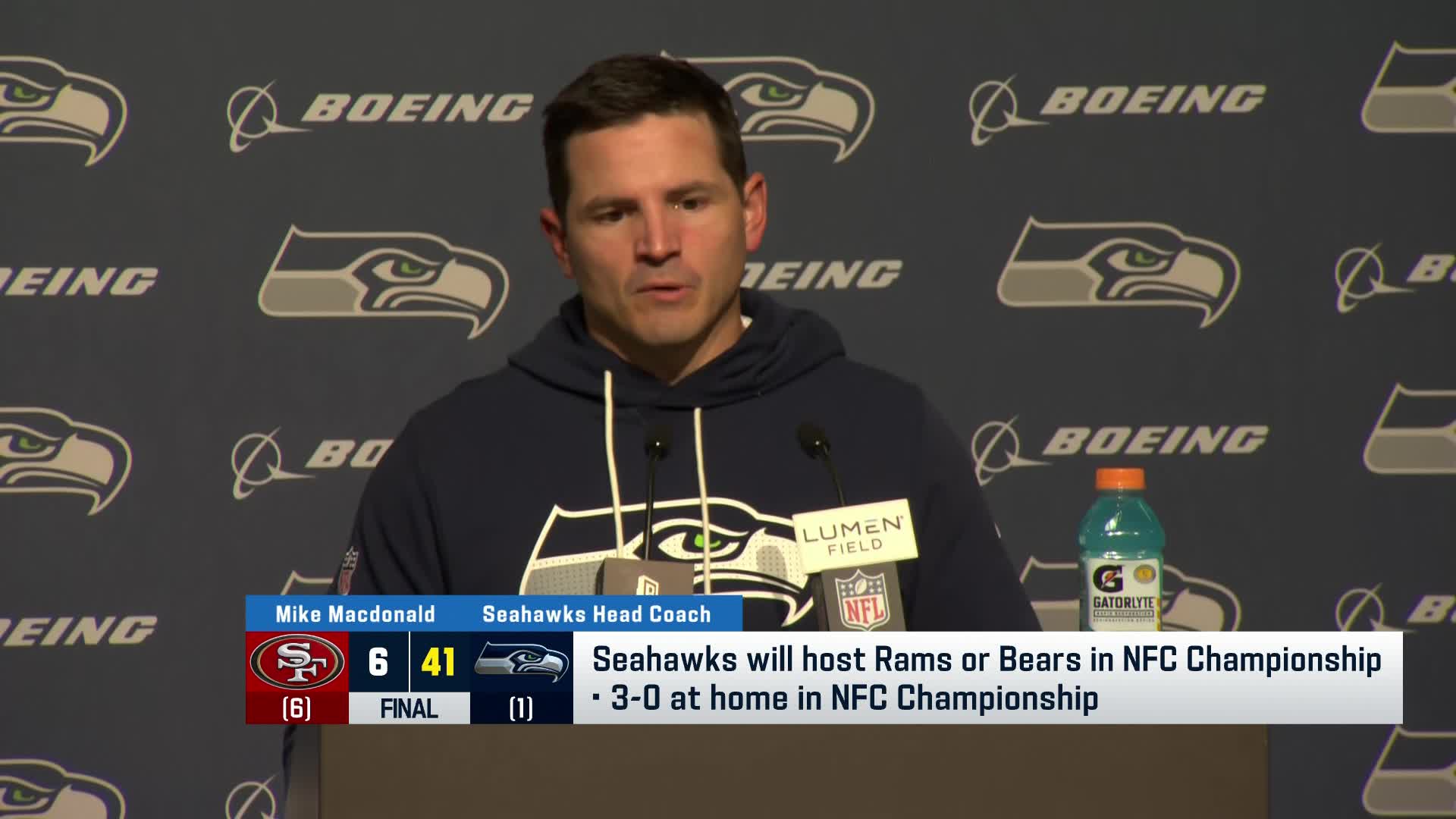 Mike MacDonald breaks down Sam Darnold's ability to catalyze offense vs ...