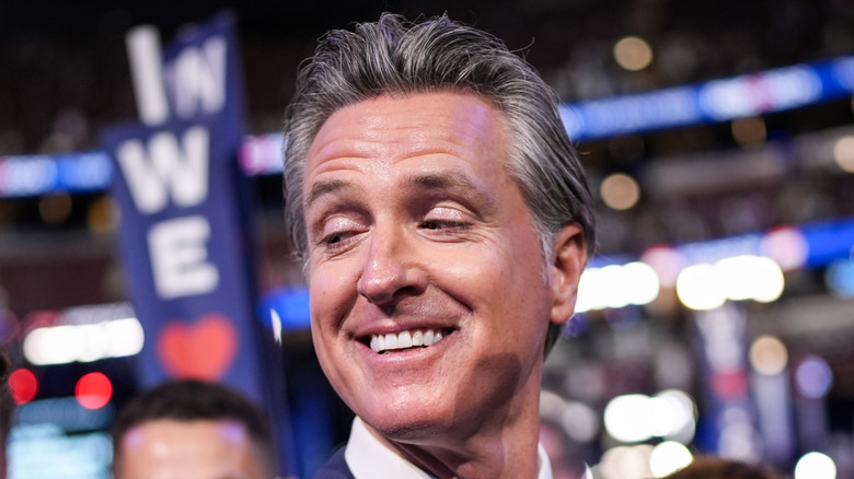 Gavin Newsom isn't beating the Botox allegations with these pics