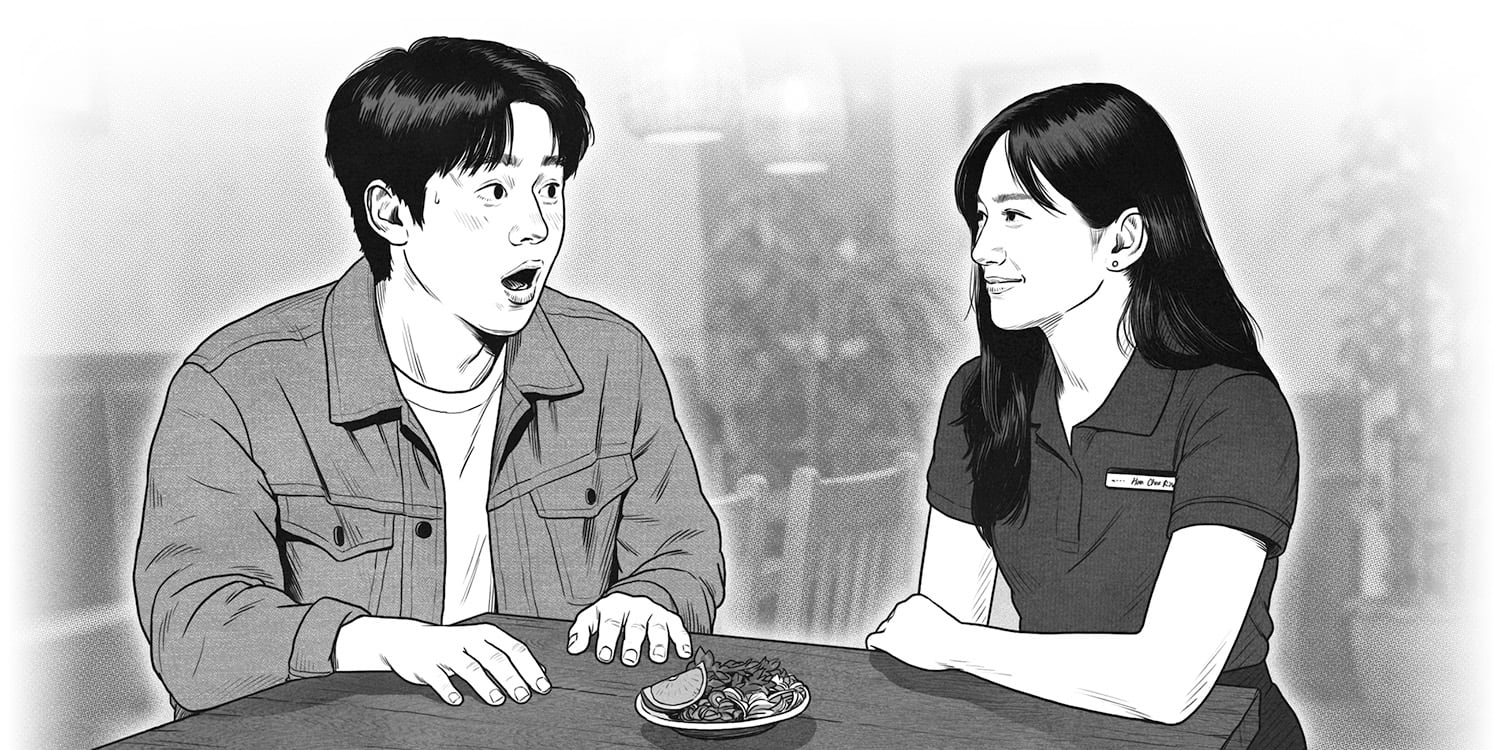 Bus stop encounter leads to month-later romance