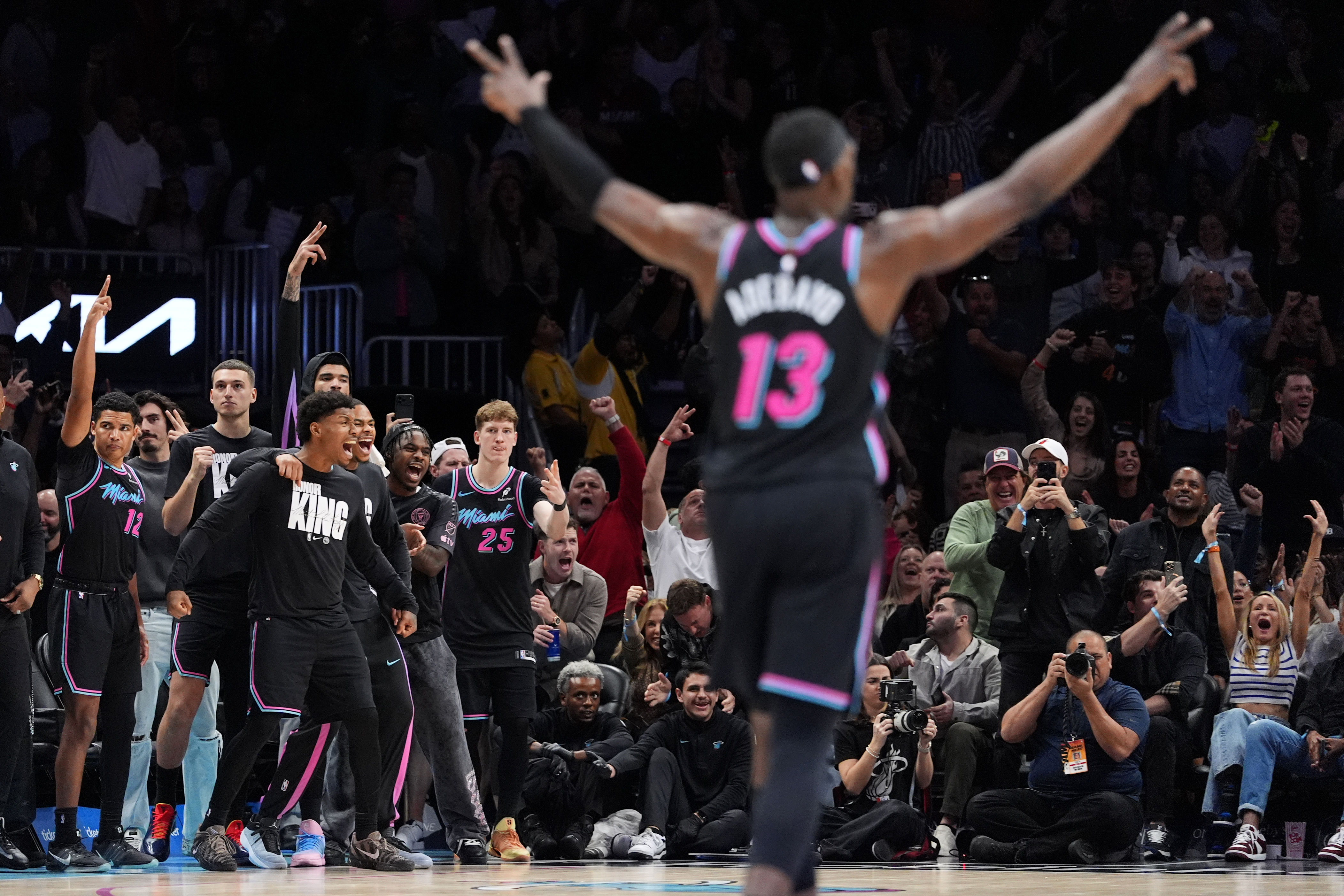 Andrew Wiggins' late 3-pointer secures Miami's 122-120 win over ...