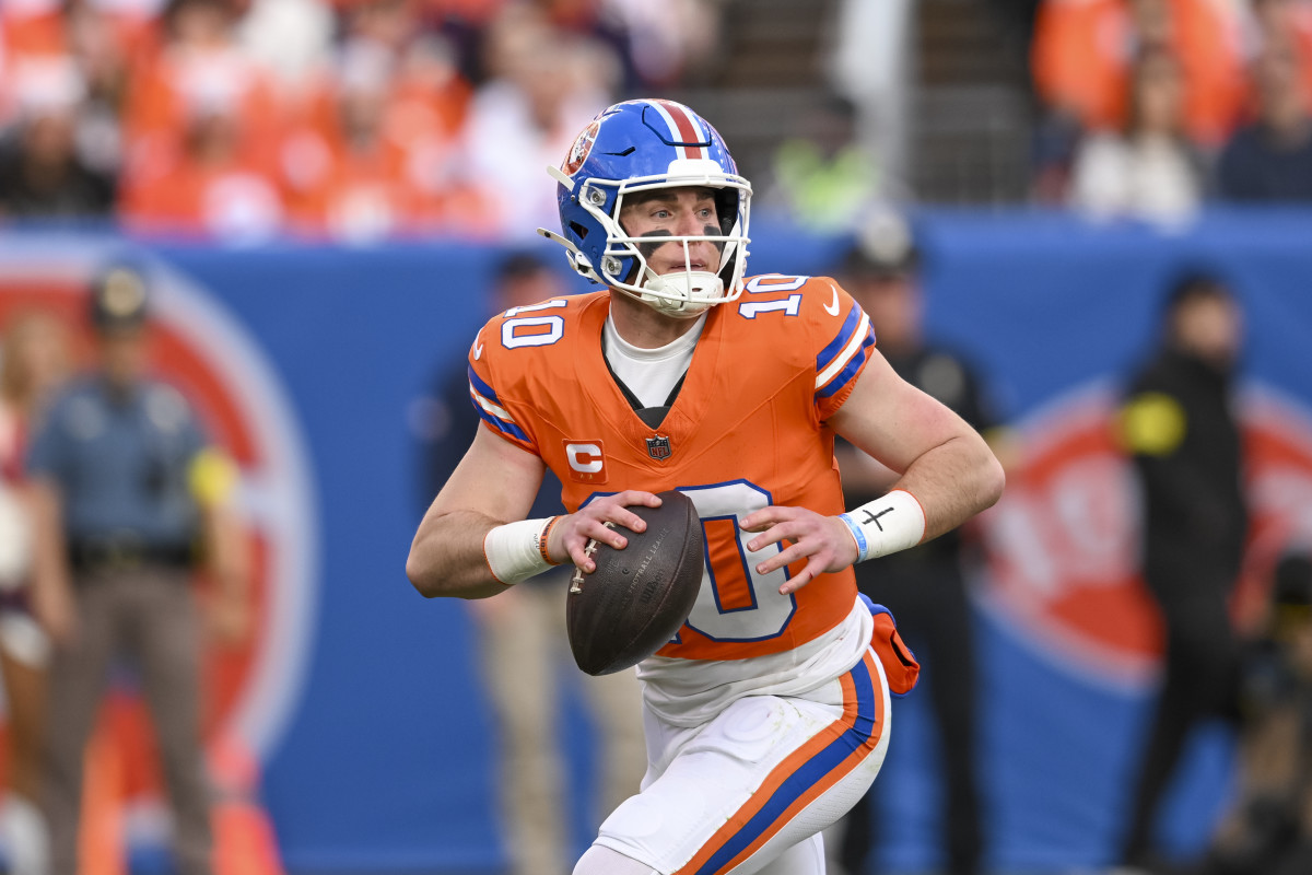 Broncos QB Bo Nix breaks ankle in overtime win, out for AFC Championship