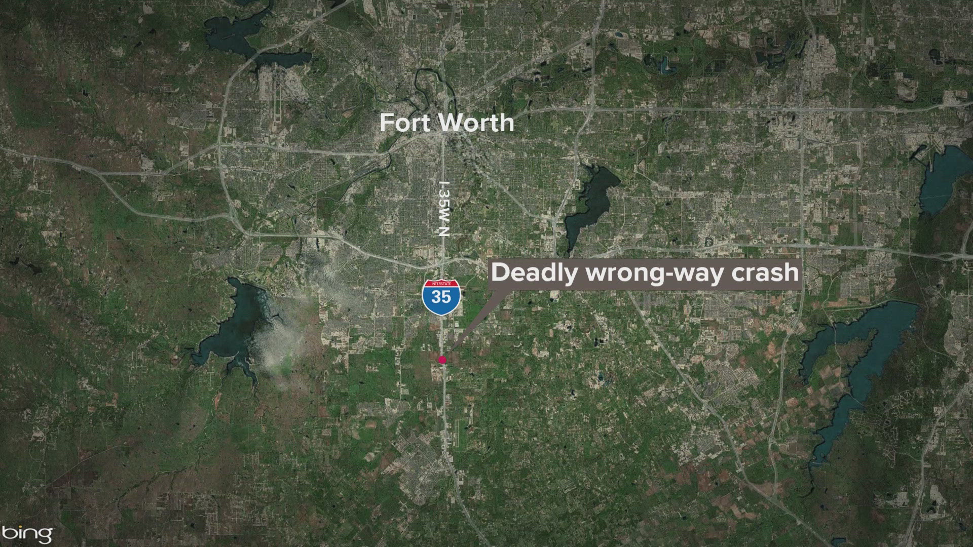 2 dead, 1 arrested in overnight wrong-way North Texas crash, police say