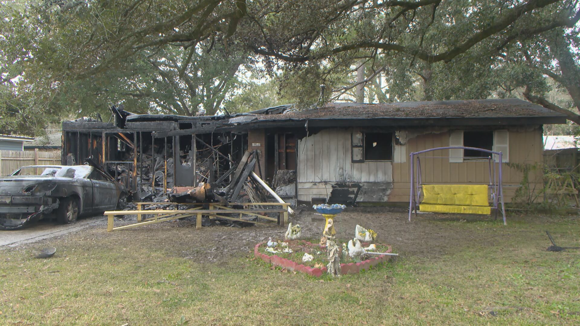 Denham Springs house fire claims three lives