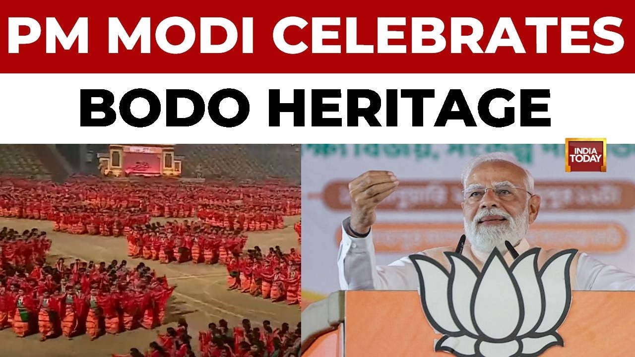 Assam's Bodo tradition shines in Baguramba bash during PM Modi's tribal ...