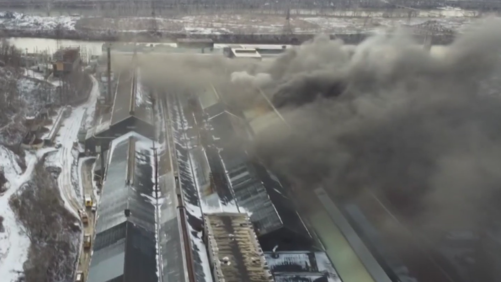 Fire at closed West Virginia steel mill brought under control despite ...