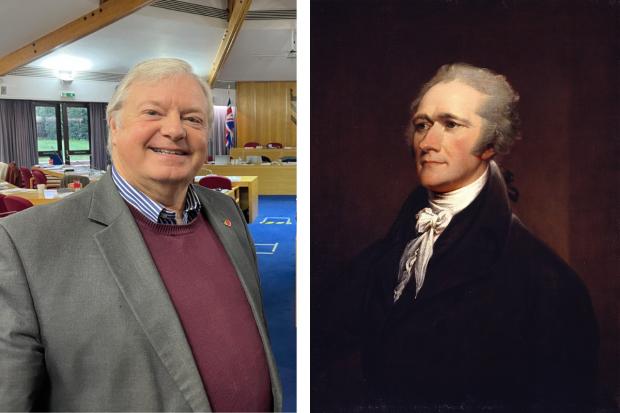 Councillor compared to Hamilton, FDR and von Bismarck