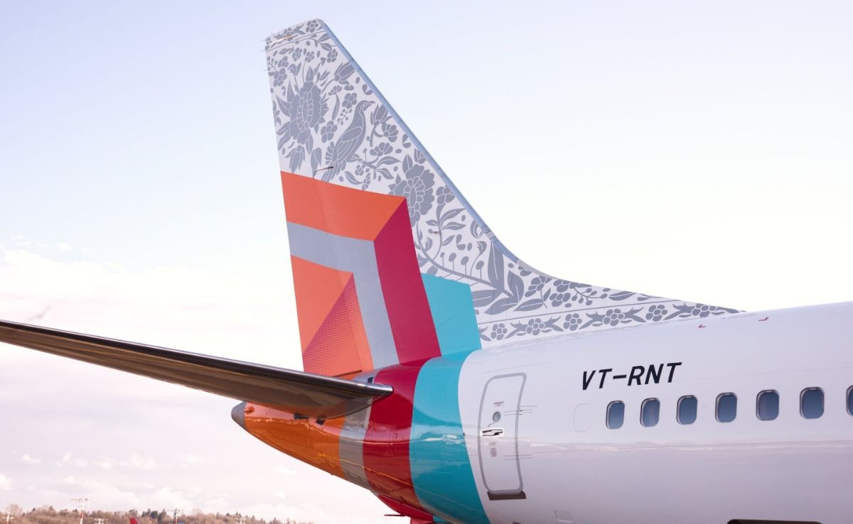 Air India Express' customised Boeing 737-8 MAX takes 1st international ...