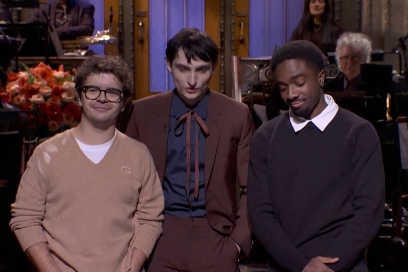 Stranger Things cast joins Finn Wolfhard on SNL to commemorate ...
