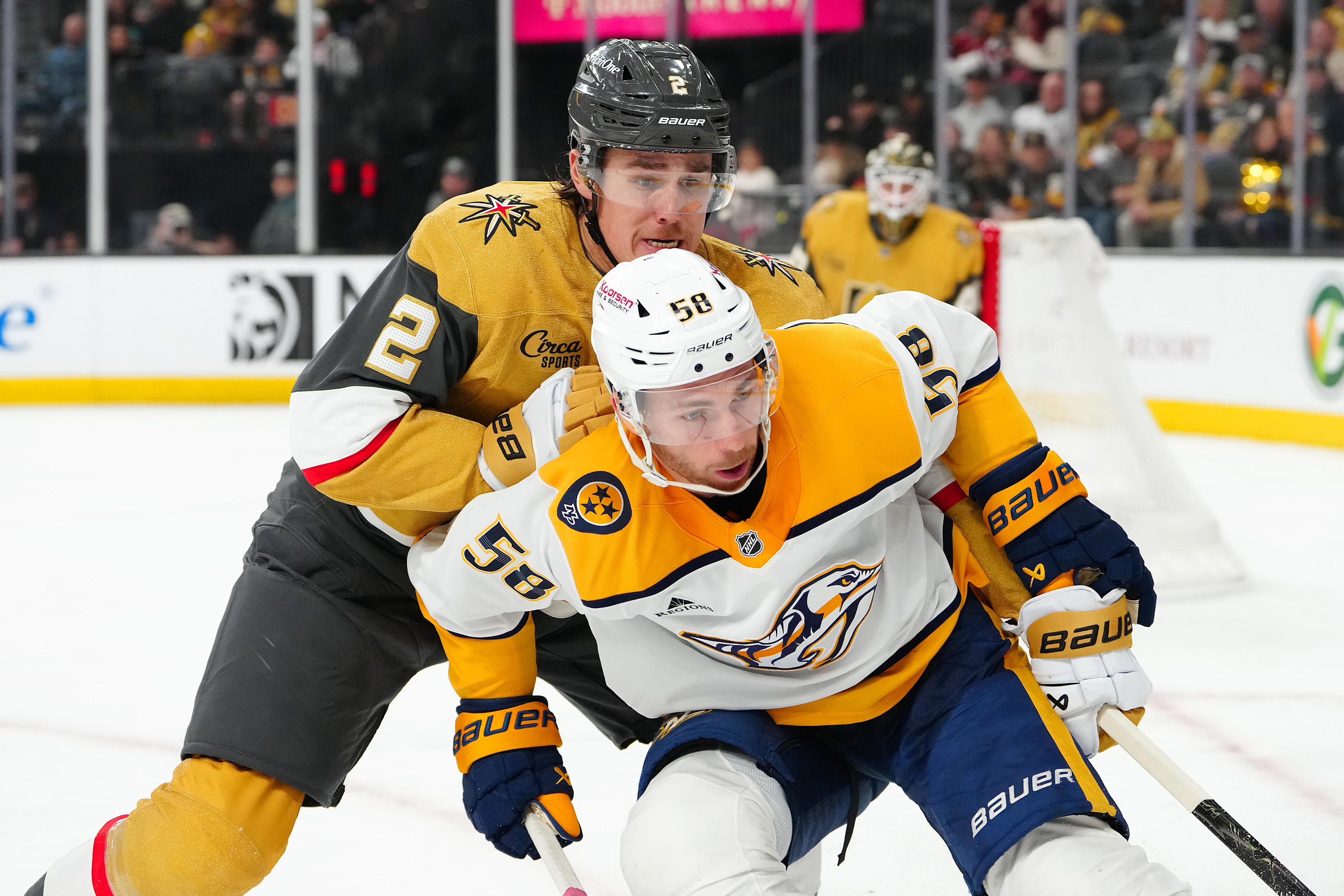 Predators allow five goals in 3rd period, lose 7-2 to Golden Knights