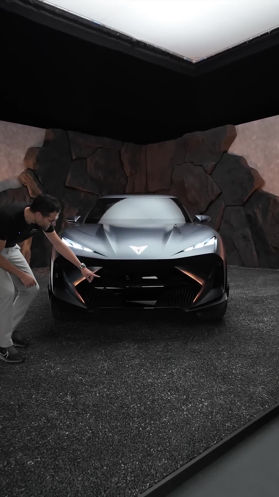 Lichteffekte außen beim Cupra Tindaya