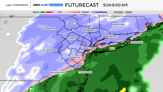 Snow returns to NYC area today. Here's how much snow to expect and when.