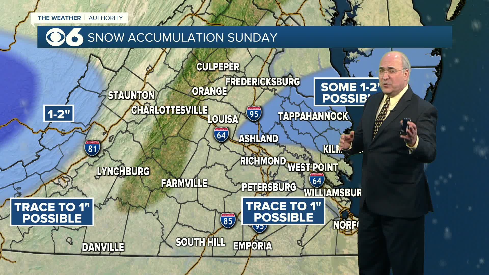 Mike's Saturday night weather