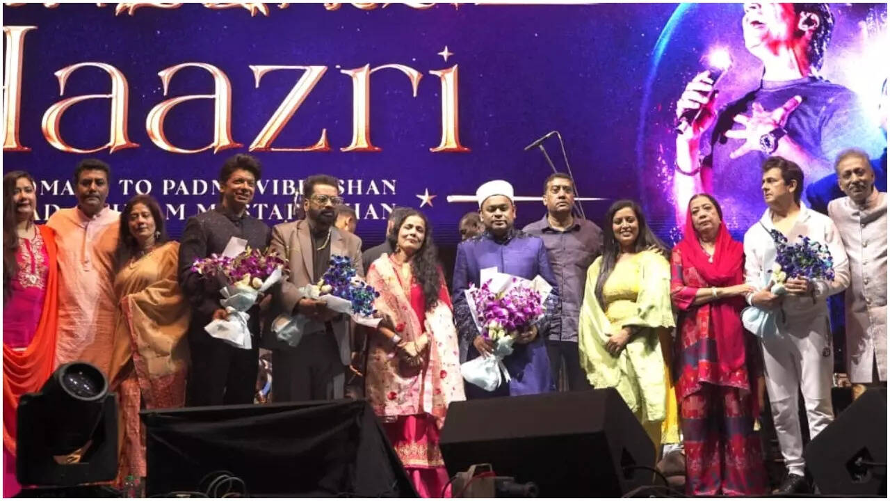 Haazri 2026: AR Rahman, Hariharan, Sonu Nigam, and Shaan pay homage to ...